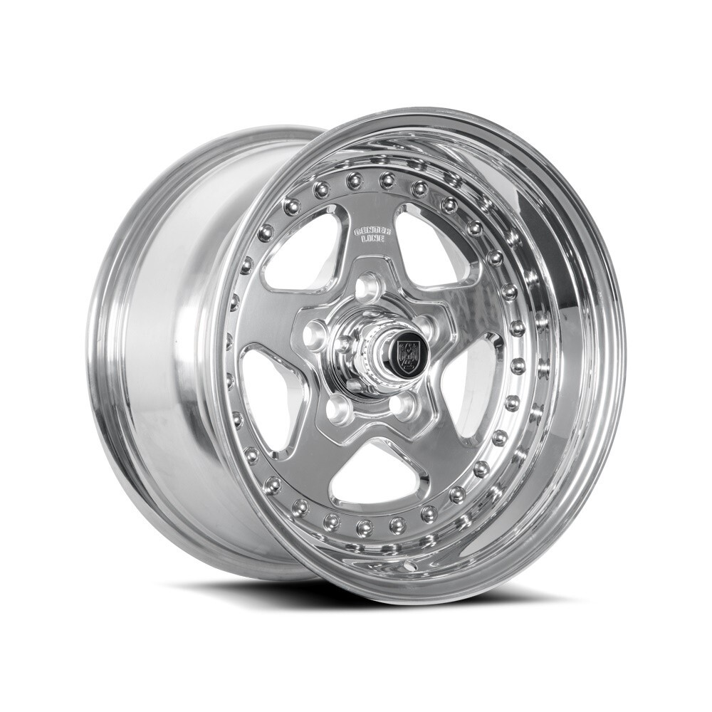 15 POLISH CENTERLINE TELSTAR 15X7 15X8 STAGGERED DRAGSTAR 5X4.50 MAG ...