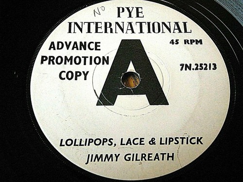 JIMMY GILREATH - LOLLIPOPS, LACE & LIPSTICK 7" VINYL PROMO (EX) | eBay UK