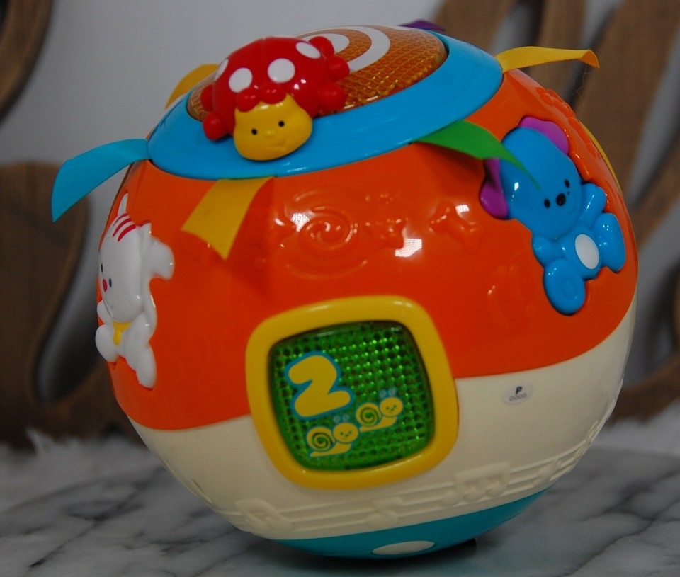 Vtech Move and Crawl Colorful Baby Self Rolling Music Light up Learning ...