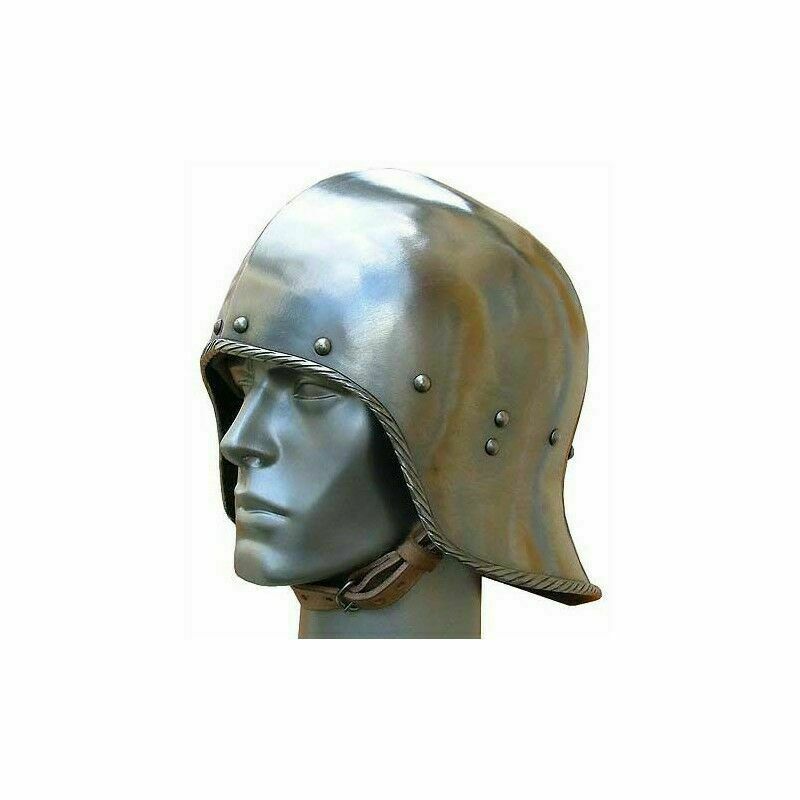 Open Medieval Helmet Rare Circa 1560 German Burgonet Open Face Helmet