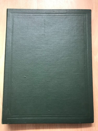 Old SG ring stamp album, with a collection worldwide stamps countries A ...