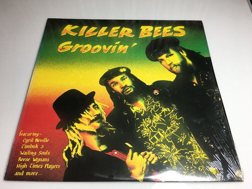 Killer Bees Groovin' LP Reggae 1987 SHRINK Papa Mali Cyril Neville Wailing Souls | eBay