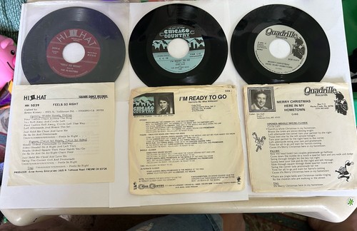 Record Album Square Dance Lot of 10 45s Free Shipping | eBay