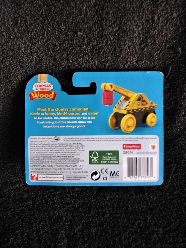 THOMAS & FRIENDS REAL WOODEN KEVIN TRAIN 2019 NEW IN PKG. | eBay
