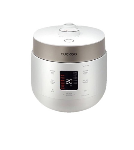 Cuckoo CRP-RT0609F 6 cup Twin Pressure Plate Rice Cooker & Warmer-White ...