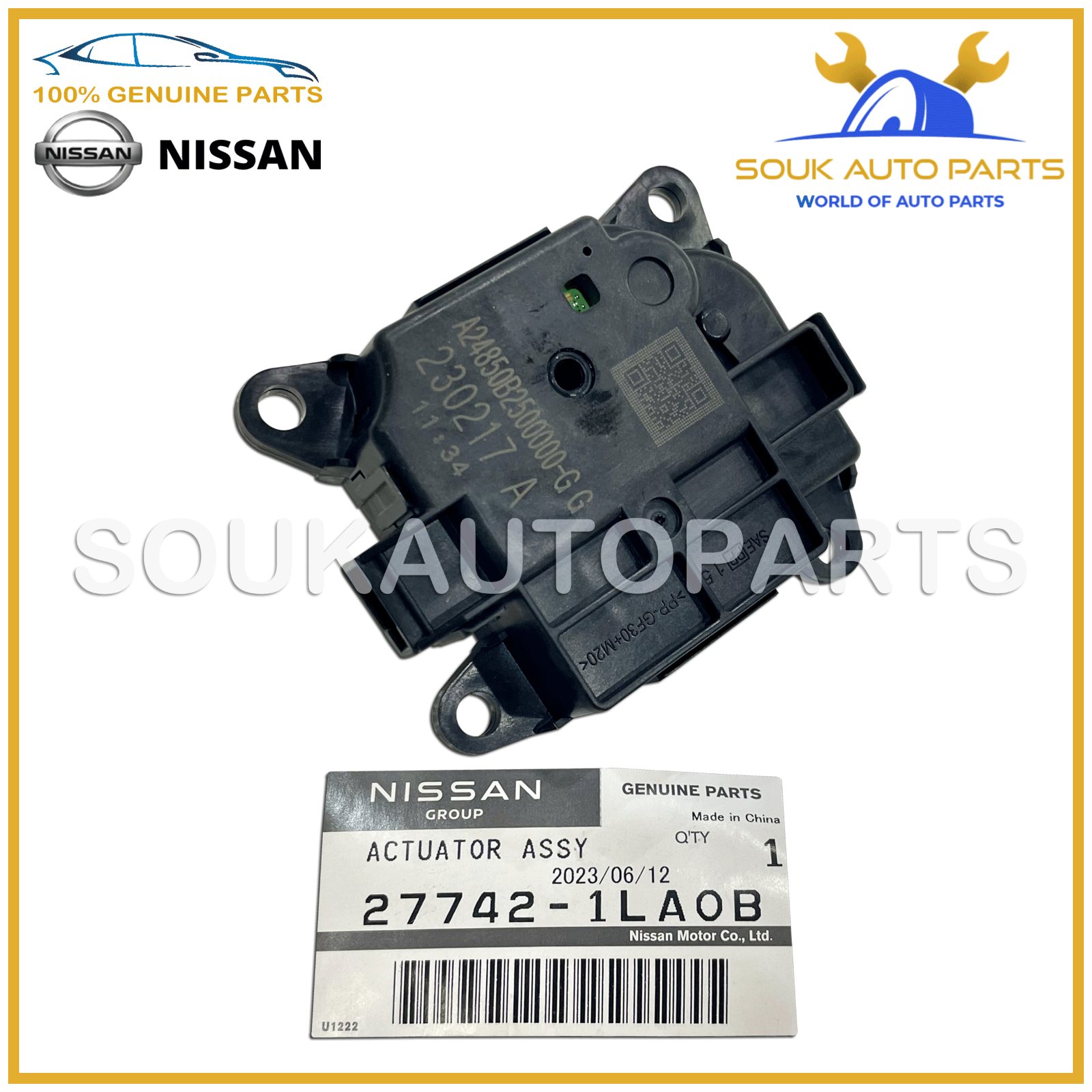 27742-1LA0B Genuine Nissan ACTUATOR ASSY-AIR MIX 27742-1LA0B OEM QX80 ...