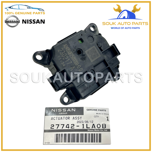 27742-1LA0B Genuine Nissan ACTUATOR ASSY-AIR MIX 27742-1LA0B OEM QX80 ...