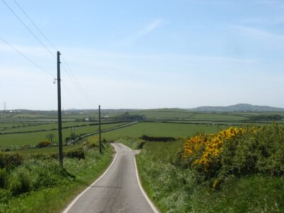 Photo 6x4 View west along the road to Rhosbeirio Bodewryd Both Holyhead ...