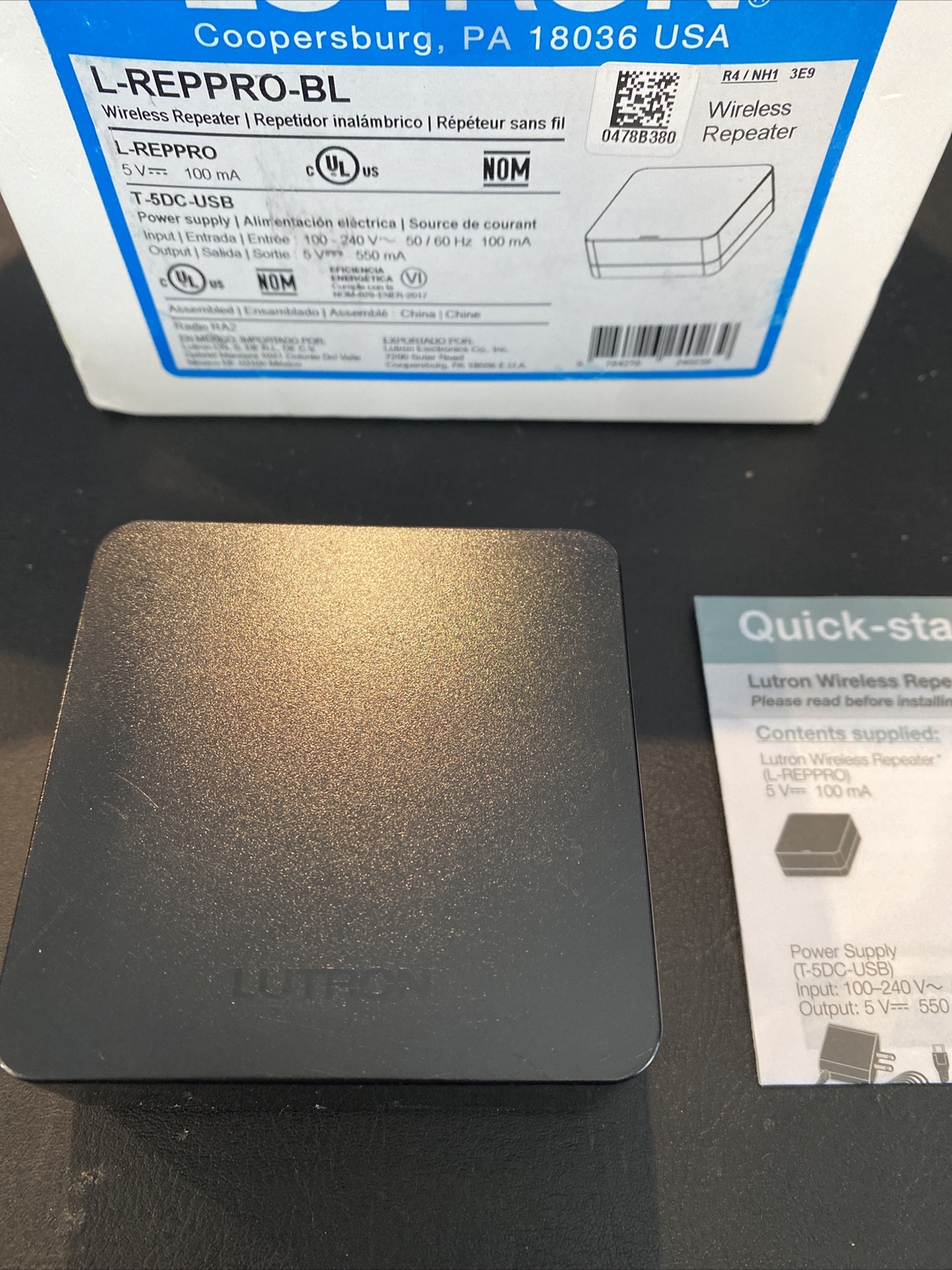 Lutron L-REPPRO-BL RA2 Select / RadioRA 2 Select Wireless Repeater | eBay