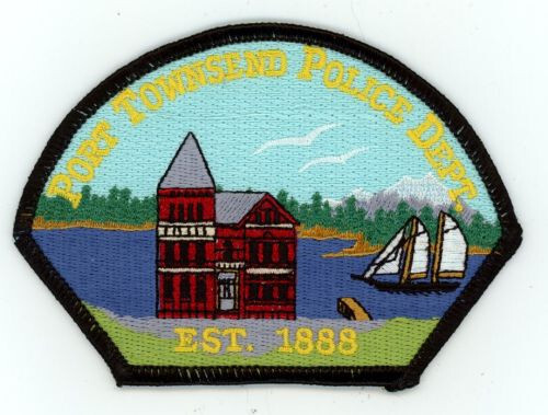 WASHINGTON WA PORT TOWNSEND POLICE NICE 4 1/4" WIDE SHOULDER PATCH ...