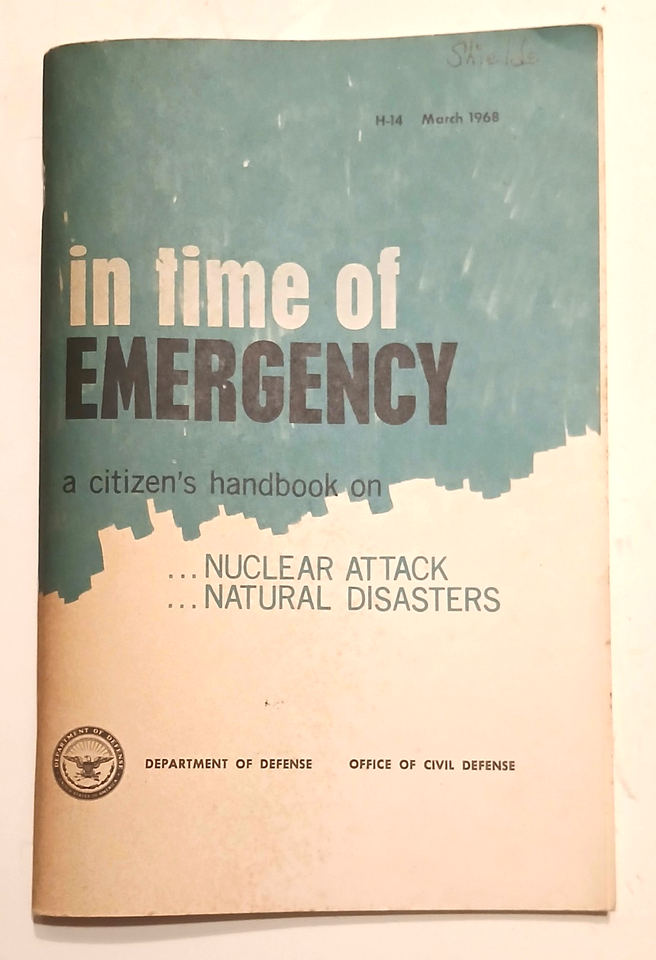 VTG LOT 1950s-60s Civil Defense Nuclear Attack Survival Pamphlets ...