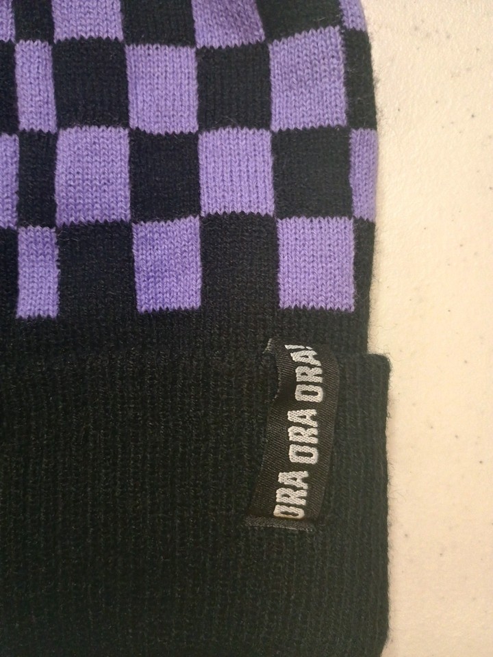 JoJo's Bizarre Adventure: Stardust Crusaders Purple & Black Checkered ...