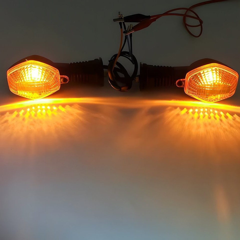 2x Amber Turn Signal Lamp Blinker Indicator Light For Suzuki SV 650S ...