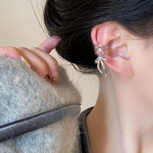 Vintage Exquisite Bow Ear Cuff For Women Fashion Non-Piercing Ear Clips Earrings | eBay Australia