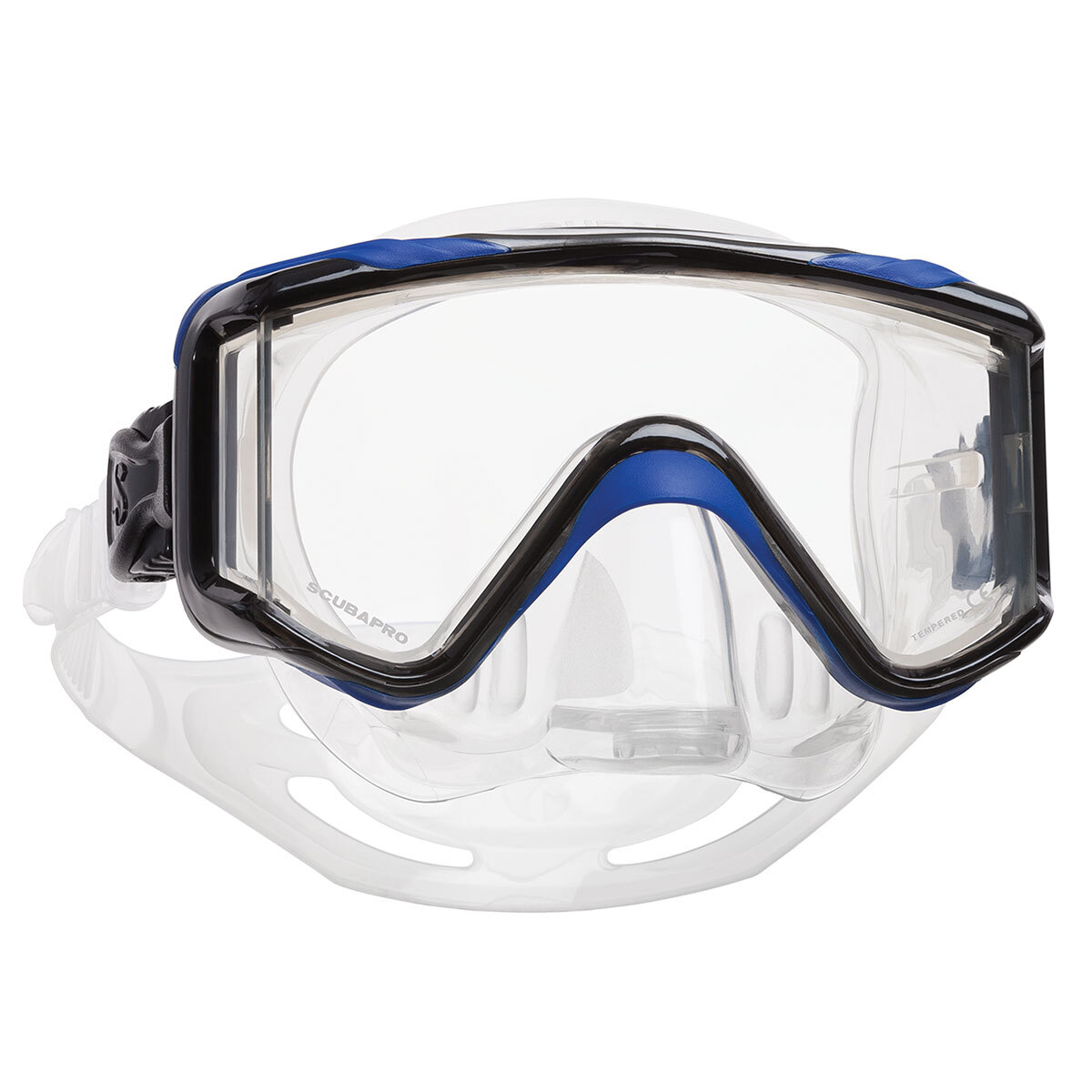 Scubapro Masks Crystal VU Plus W/purge Red Comes With Snorkel. Great ...