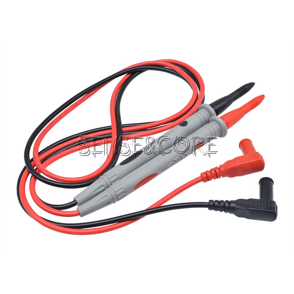 1Pair Universal Digital Multimeter Test Lead Probe Wire Pen Cable 1000V ...