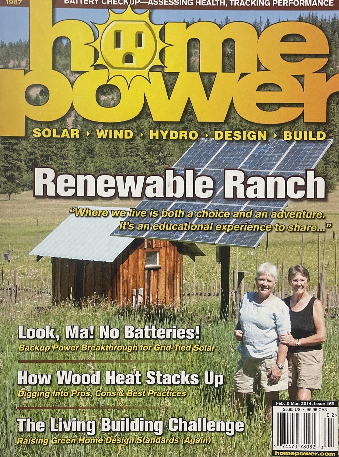 Home Power Magazine Renewable Ranch Backup Solar Wood Heat Living ...