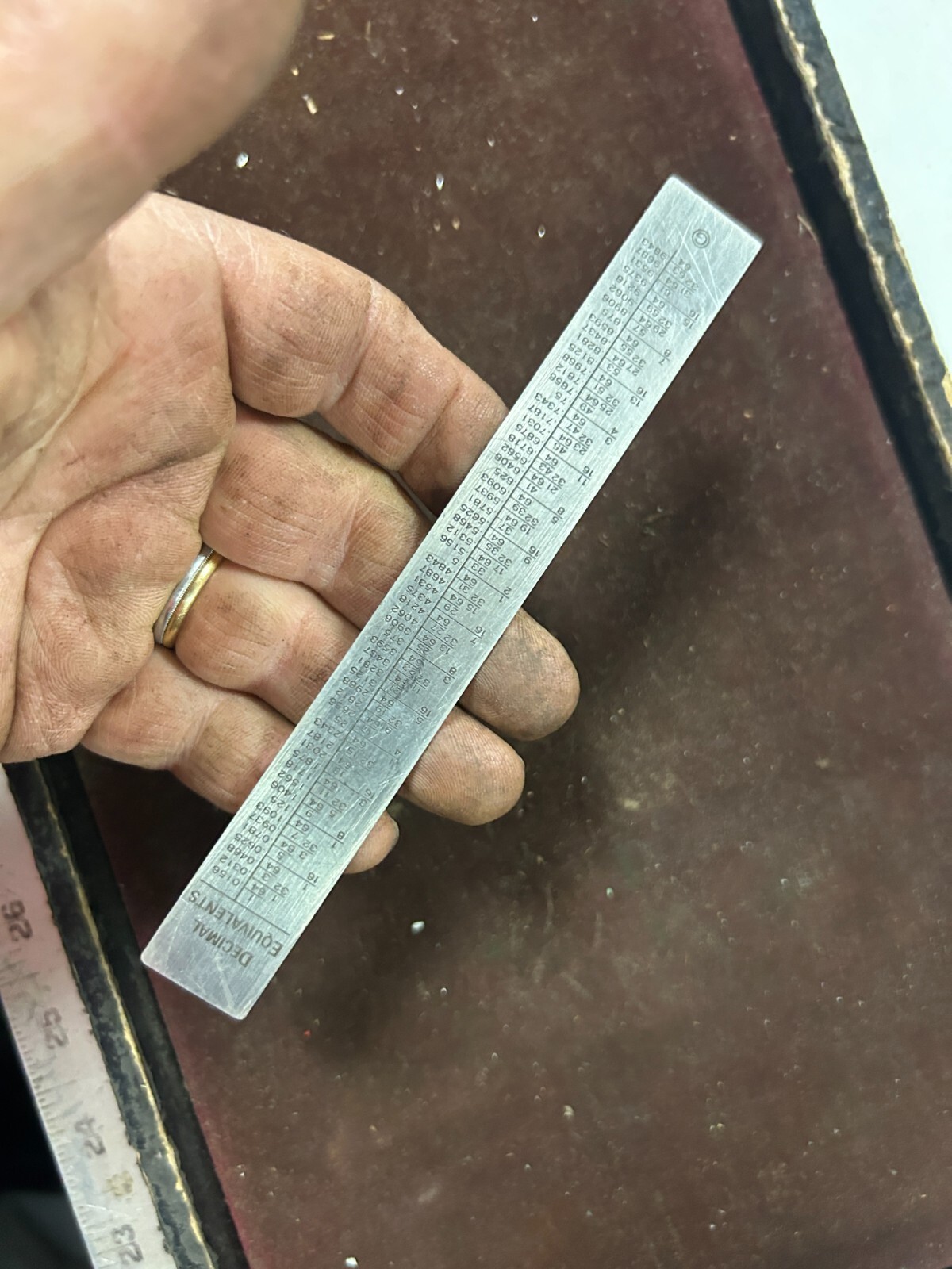 MACHINIST DrW TOOLS LATHE MILL Machinist Blue Point Steel Ruler Snap On ...