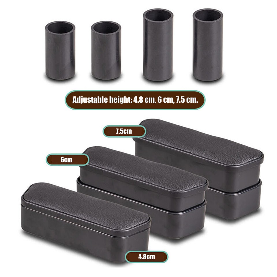 Car Door Armrest Storage Box Holder Adjustable Car Interior Armrest ...