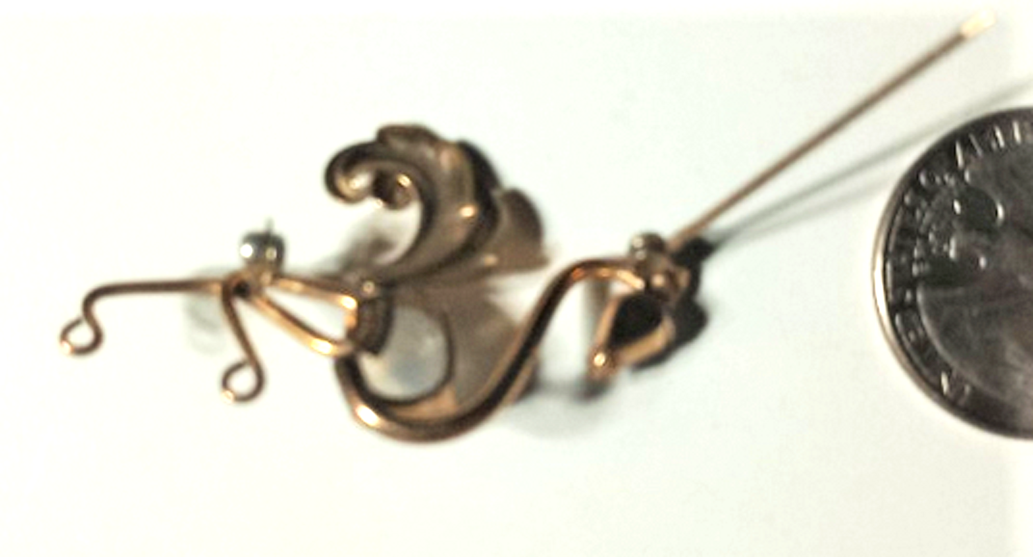 Vintage 12K GF VAN DELL Rare FLAMINGO Jelly Belly Pin Brooch Lot | eBay