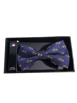 New NFL BALTIMORE Ravens Accent Statement Bow Ties Pre-tied FREE ...