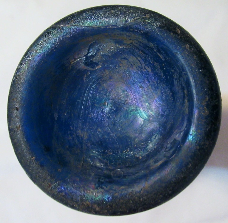 Cobalt Blue Riddle Philadelphia Iron Pontil Taper Top Soda Mineral ...