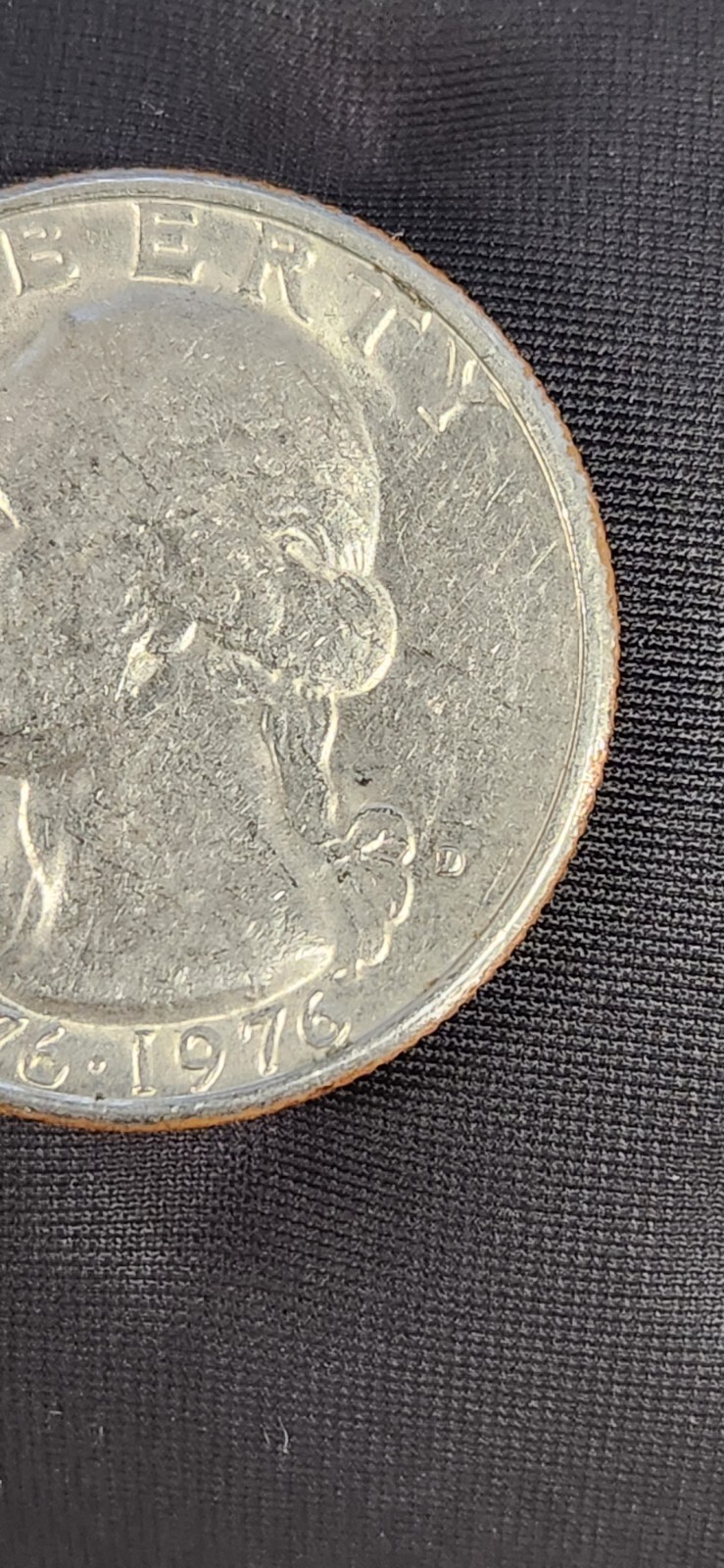 Rare US 1776-1976 D Bicentennial Quarter, filled Mint Mark | eBay