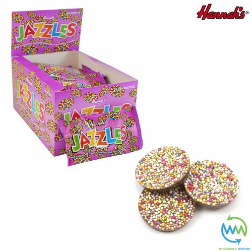 Hannahs MILK CHOCOLATE JAZZLES Bags CHRISTMAS Novelty CANDY BUTTON ...