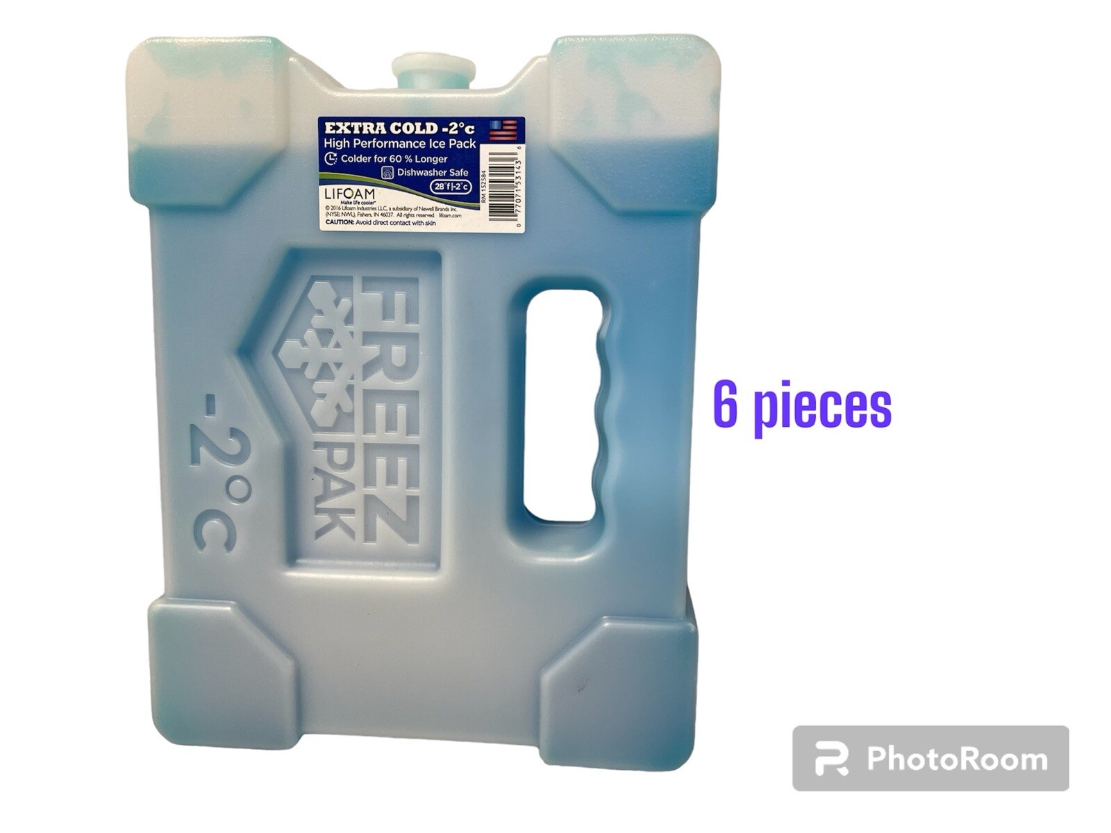 Freez Pak 1034332 Reusable Ice Pack, -2C, Large - Quantity 6 | eBay