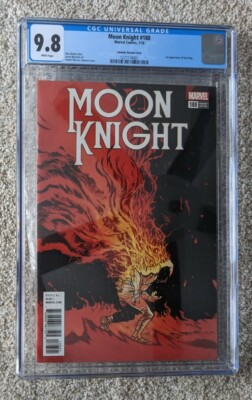 Moon Knight #188 - 1:25 Daniel Johnson Variant - CGC 9.8 - Marvel 2017 ...