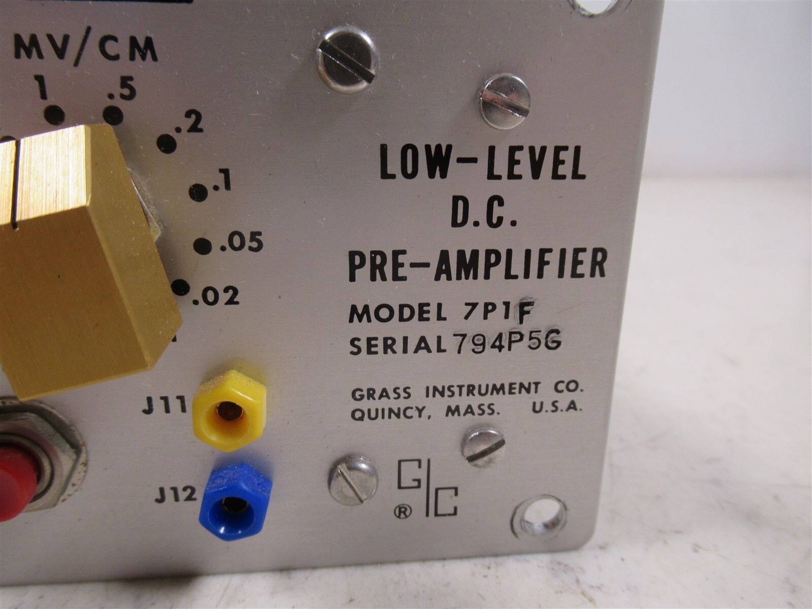 GRASS Instruments 7P1F Low Level DC Pre Amplifier for Polygraph Lie ...