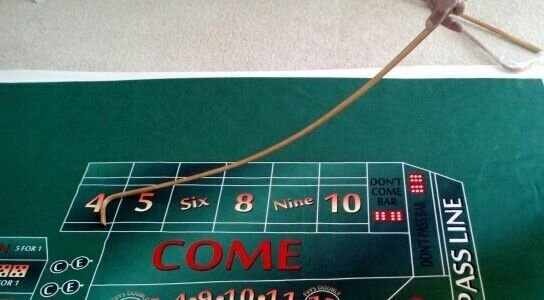 Craps Dealer Wood Rattan Dice Stick - 36 inch - Authentic from Las ...