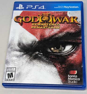 God of War III 3 Remastered (PS4 PlayStation 4) GOW3 886162363517 | eBay