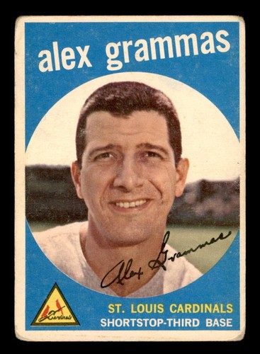 1959 Topps Baseball #6 Alex Grammas GD *e2 | eBay