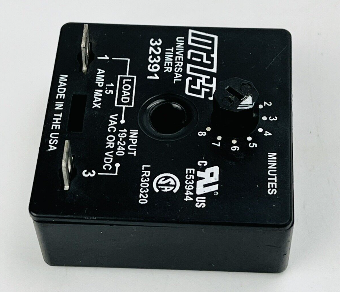 Mars Universal Timer 32391 1 To 8 Minutes 1.5A 19-240VAC or VDC ...