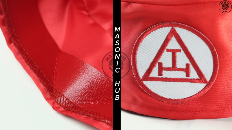 Royal Arch Masons Red Soft Cap with Royal Arch Emblem - Freemason ...