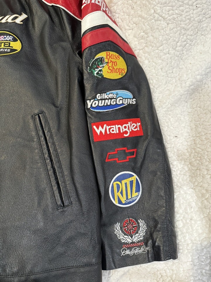 NWT Dale Earnhardt Jr Chase Authentic Wilson Leather Budweiser NASCAR ...
