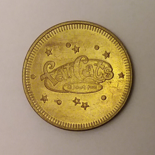 Fat Cats Arcade Rexburg, ID Game Token 24mm | eBay