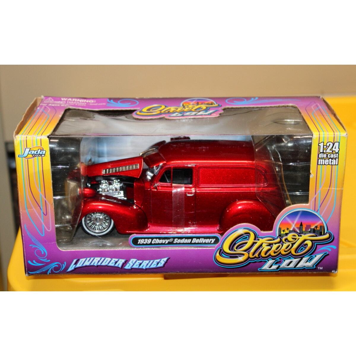 Jada Street Low 1939 Chevy Sedan Delivery Red Lowrider Series 1:24 ...