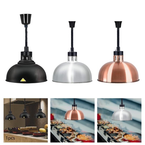 Food Warming Lamp Cafeteria Stainless Steel No Bulb Restaurant Buffet ...