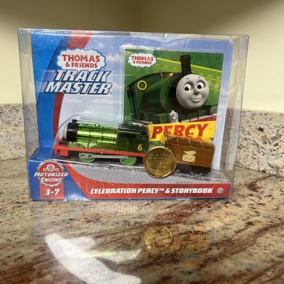 THOMAS AND FRIENDS CELEBRATION PERCY & STORY BOOK MOTORIZED TRAIN NEW ...