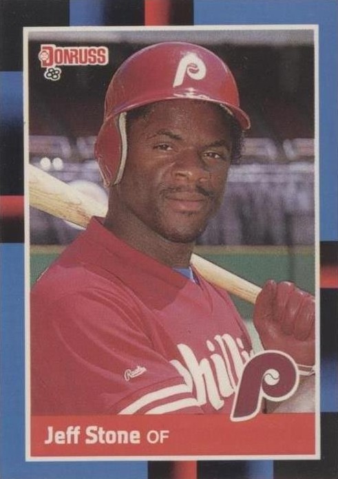 1988 Donruss - Jeff Stone #482 Last Line Begins with Before for sale ...