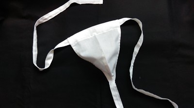 Men Japanese Traditional Underwear Onaga Kuroneko Fundoshi White ...