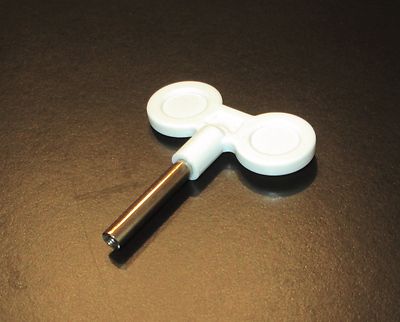 Large White Key for Musical Movement, Butterfly Winding Key for a Music ...