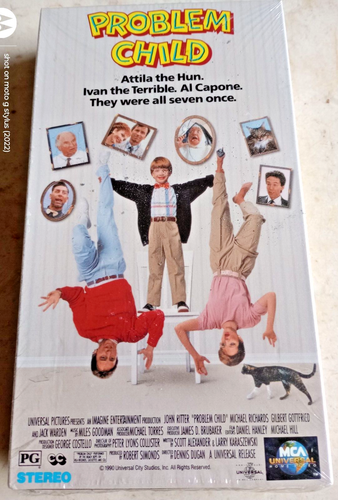NEW SEALED 1990 MCA PROBLEM CHILD VHS WATERMARK JOHN RITTER | eBay