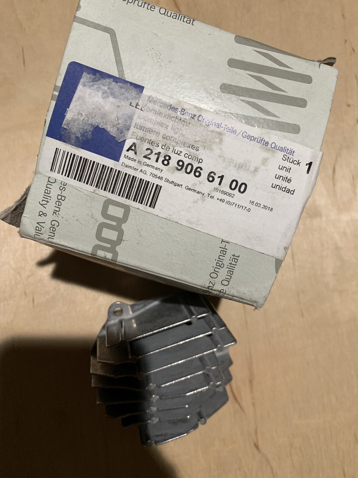 OEM Mercedes Benz CLS GLE A2189066100 LED headlight insert LEFT ...