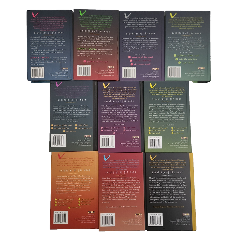 Daughters of the Moon Series Lynn Ewing Lot 10 Hardcover Books 1-10 Paranormal | eBay