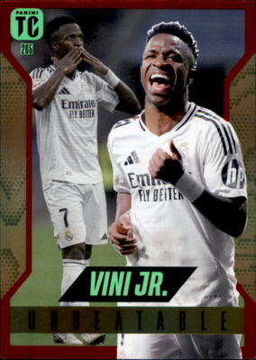 Panini Top Class Football 2025 Card 265 Vini Jr. Unbeatable Red Hot | eBay
