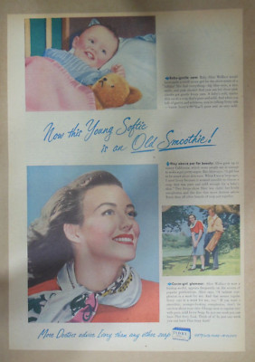 Ivory Soap Ad: Young Softie to Old Smoothie ! from 1940's Size: 11 x 15 ...