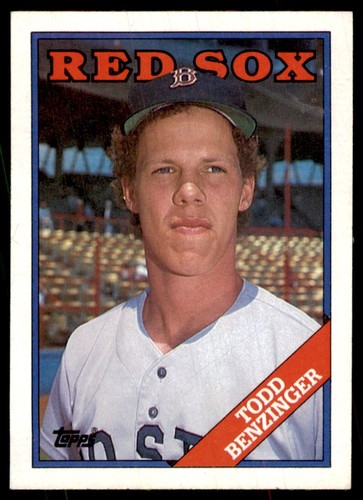 1988 TOPPS TODD BENZINGER RC BOSTON RED SOX #96 | eBay